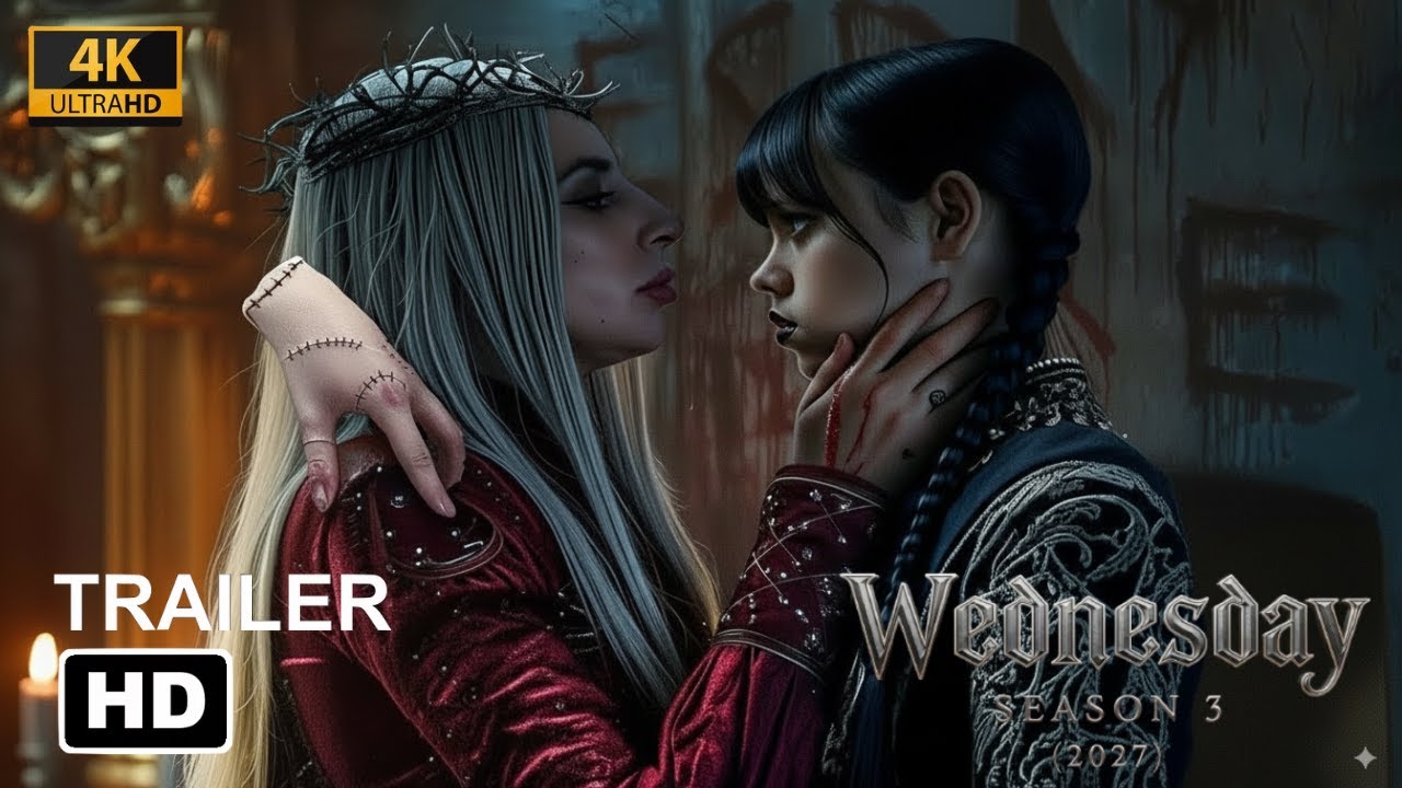 WEDNESDAY SEASON 3 (2027) - Official Trailer Teaser | Jenna Ortega | 4k ...
