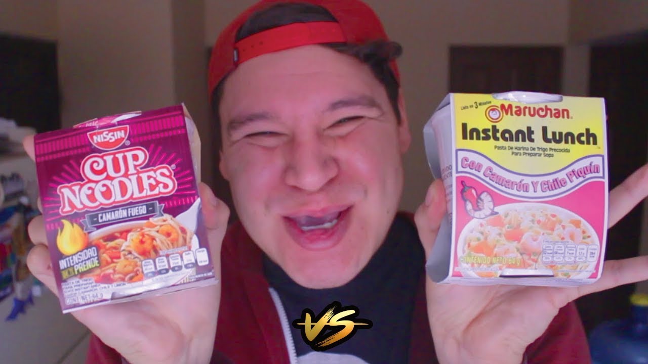 MARUCHAN VS CUP NOODLES ¿CUÁL ES MEJOR? - SUPER NIÑO RATA - YouTube