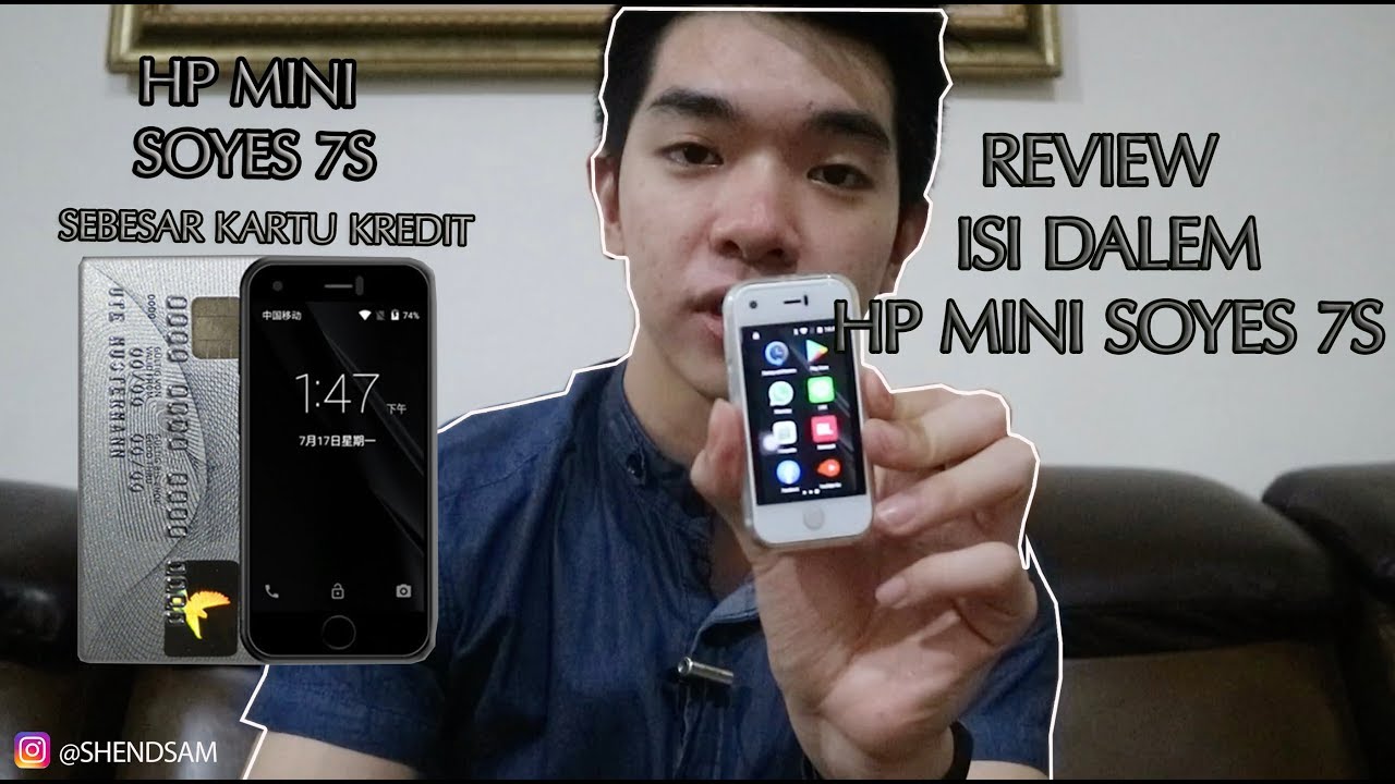 REVIEW ISI DALAM HP MINI TERKECIL SOYES 7S CUMA SEBESAR KTP - YouTube