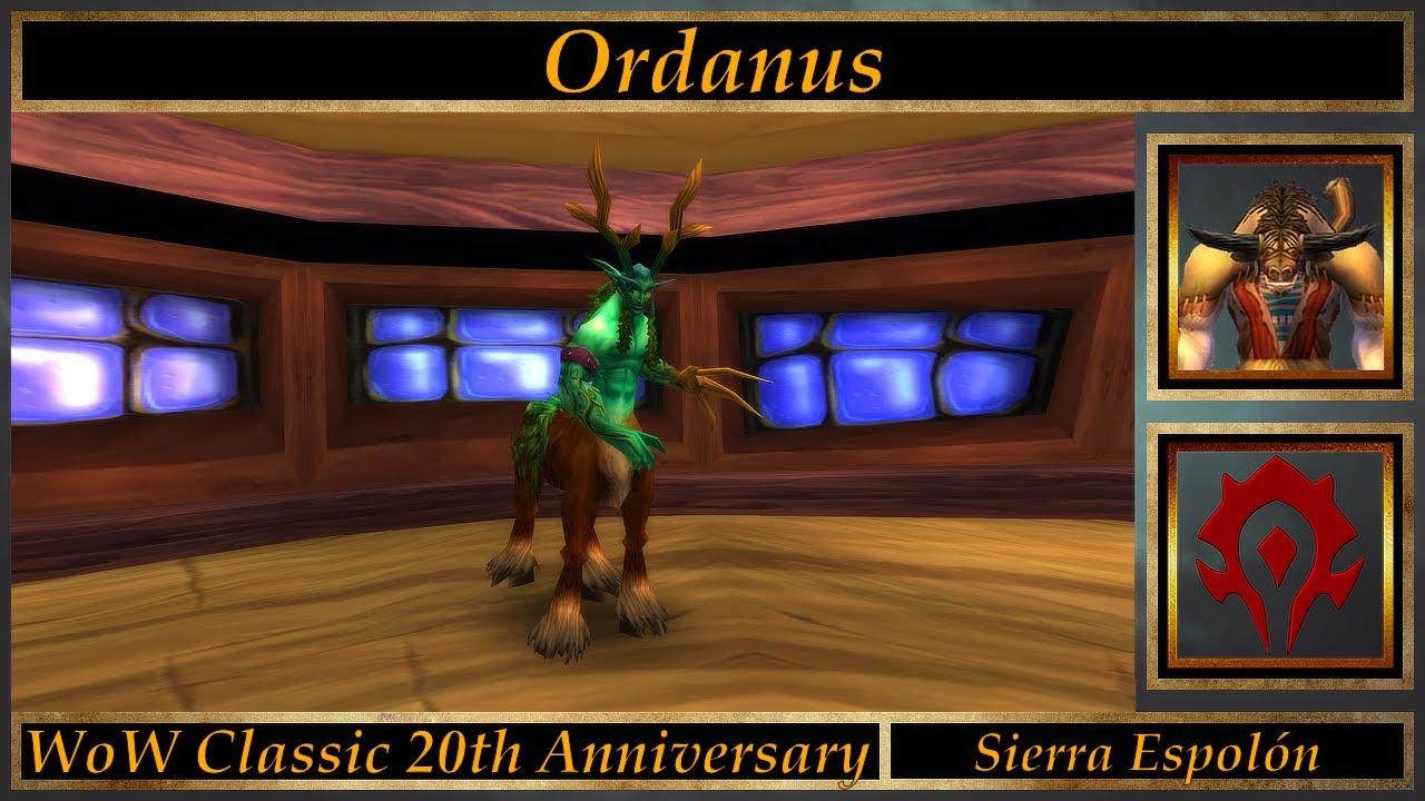 Ordanus // World of Warcraft 20th Anniversary - YouTube