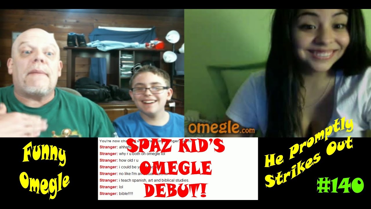 Funny Omegle Trolling | Spaz Kid Debuts & Promptly Strikes Out! - YouTube