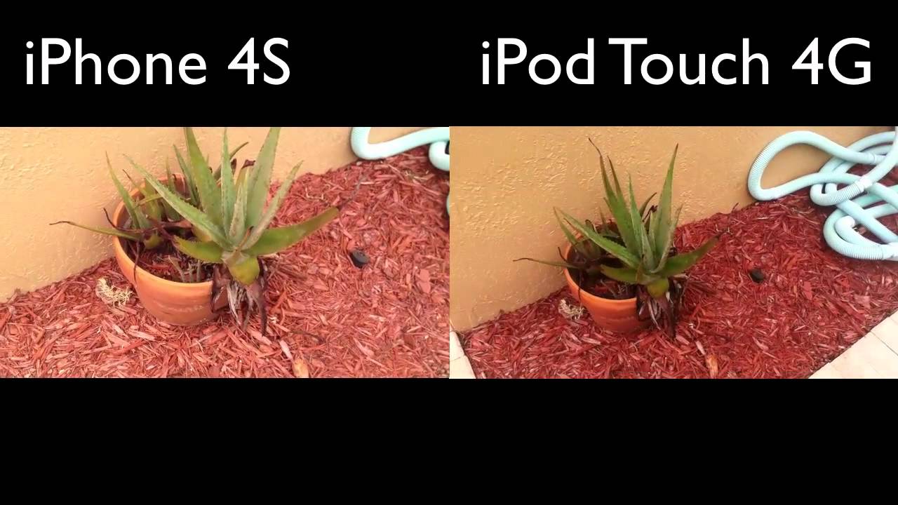 iPhone 4S VS iPod Touch 4G Camera Comparison - YouTube