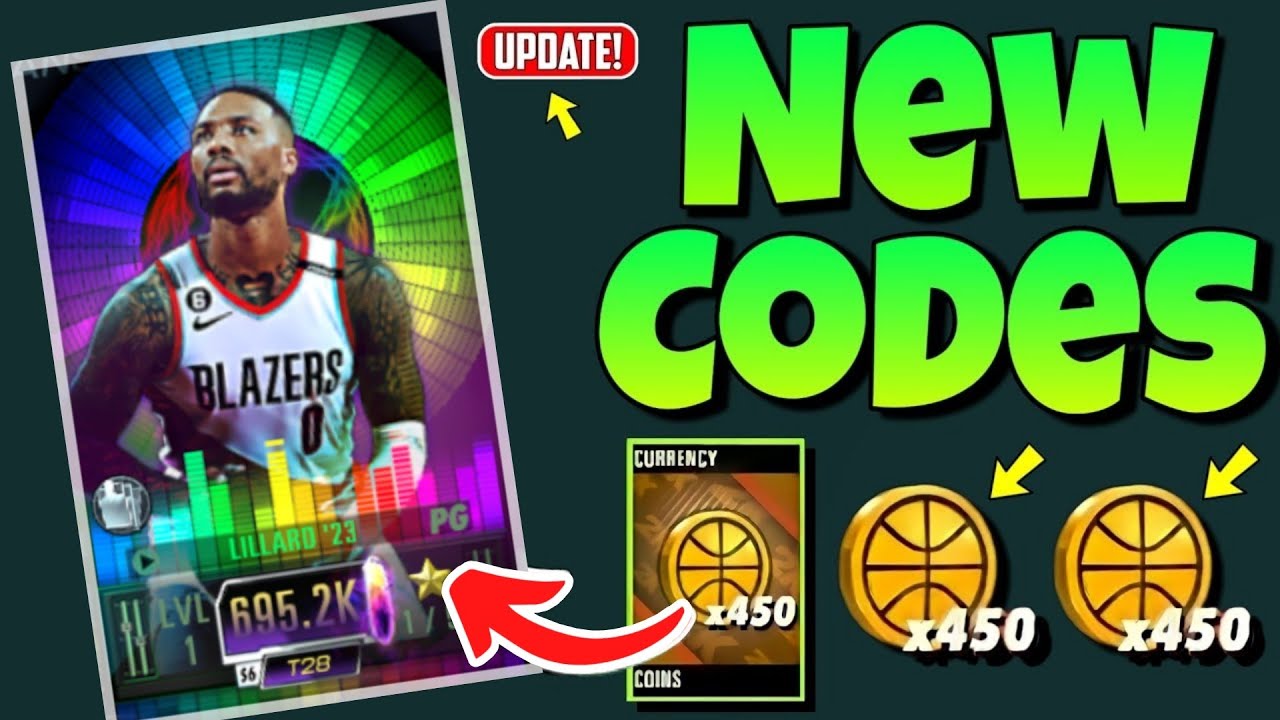 ⚠️LILLARD '23⚠️NBA 2K MOBILE CODES 2024 - NBA 2K MOBILE REDEEM CODES ...