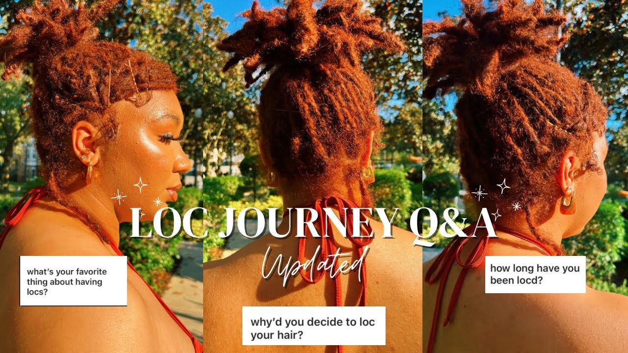 loc journey Q&A 🌱 | get to know my locs 🌞 - YouTube