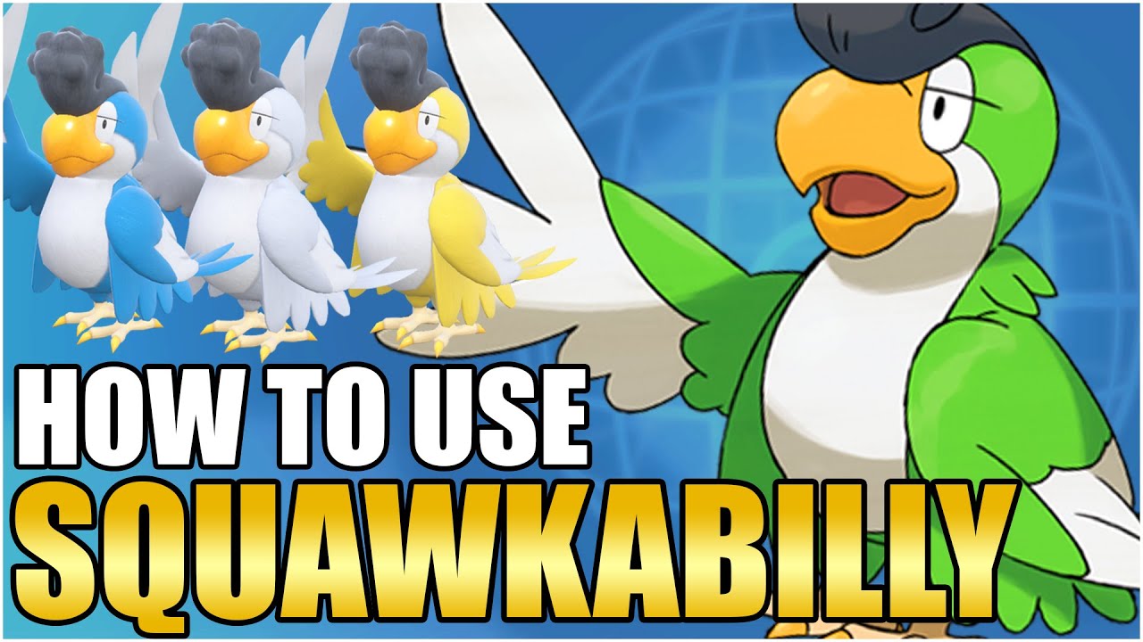 Best Squawkabilly Moveset Guide - How To Use Squawkabilly Forms Color ...