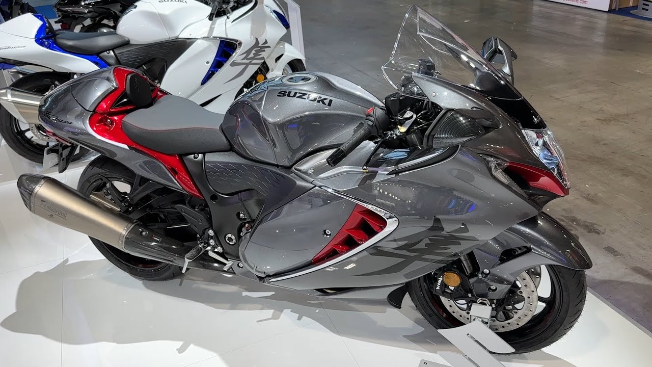 Classic Beauty & Power !!! 2023 Suzuki Hayabusa (Grey Red) - YouTube