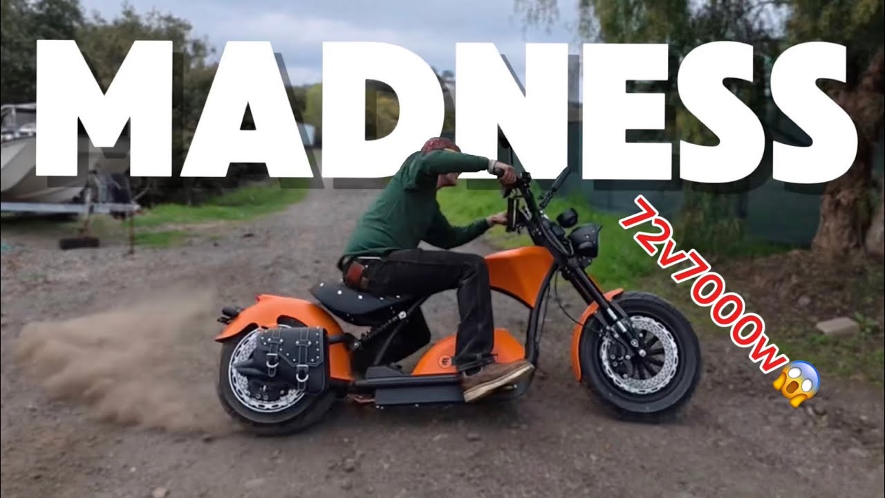 This 72v electric chopper is insane ! Eahora knight m1ps) - YouTube