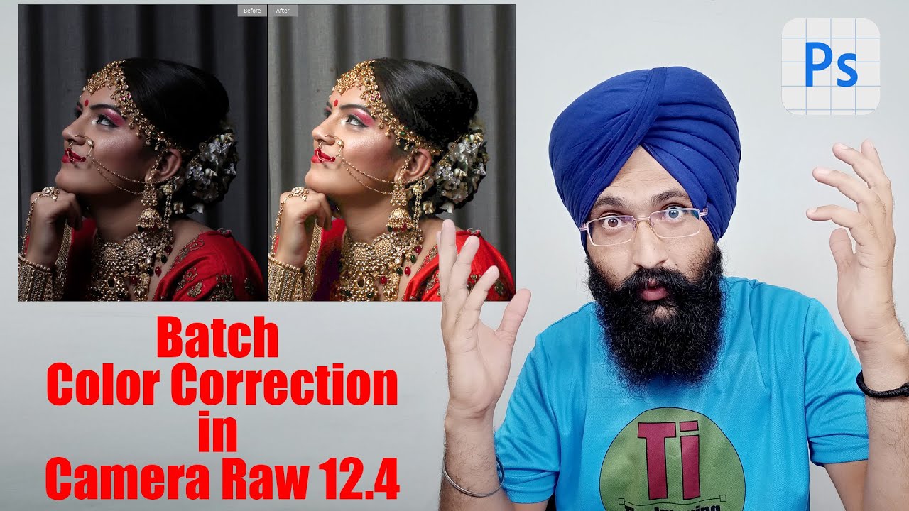 Batch Color Correction in Camera Raw 12.4 in Photoshop 2021 | The ...