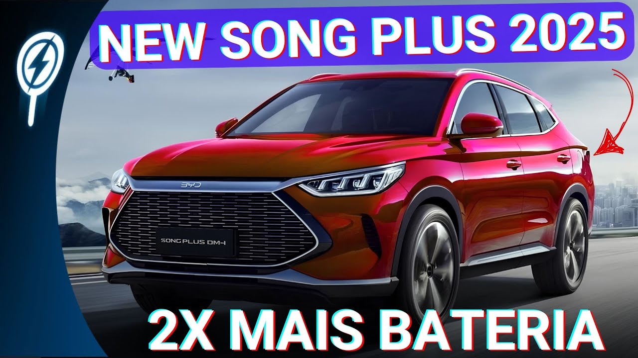 LANÇADO NOVO BYD SONG PLUS DM-I 2025 NO BRASIL!!! 2X MAIS AUTONOMIA E ...