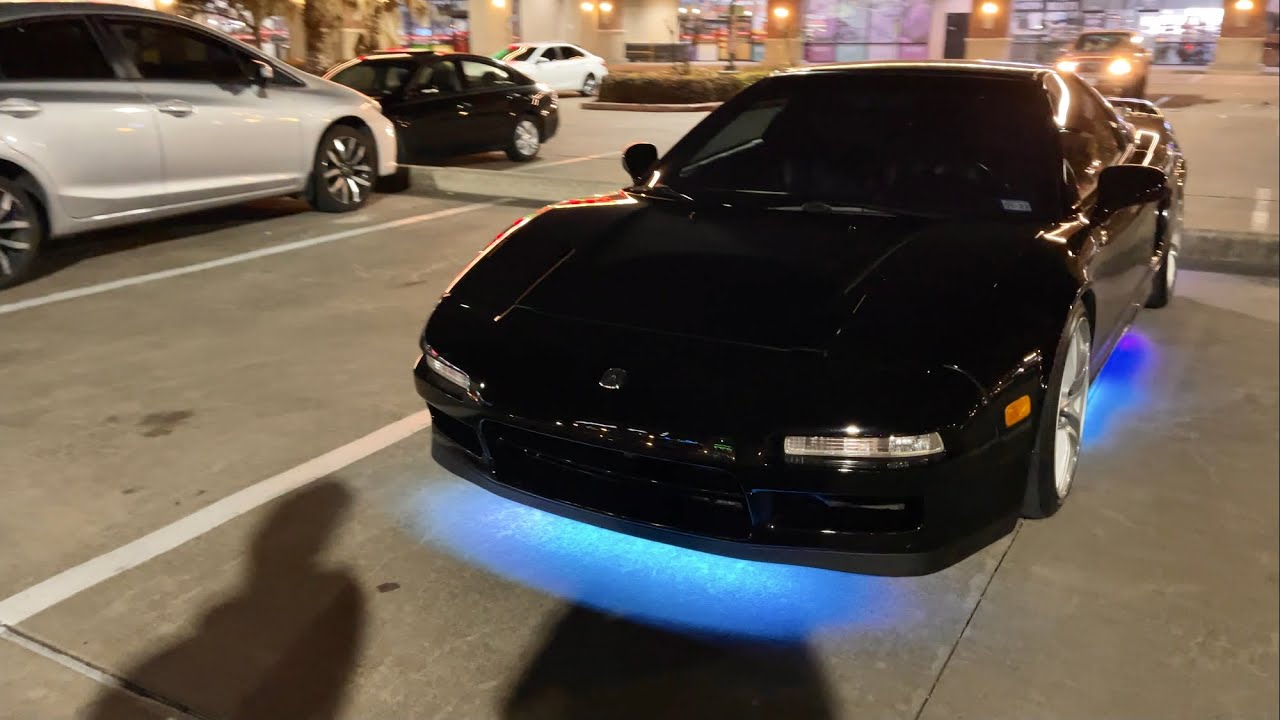 NSX LED RGBIC rainbow underglow - YouTube
