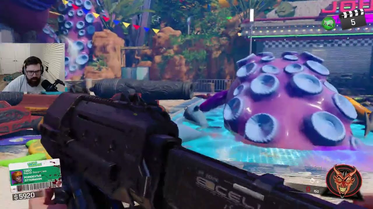 Water Park BO3 Zombies Custom Map - YouTube