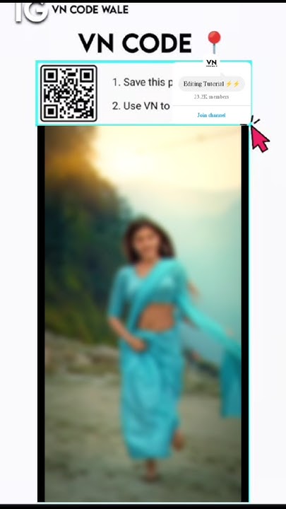 Qr Code Video Editing In Vn App | Vn Qr Code Reels Video Editing | Vn App #edit #trendingreels ...
