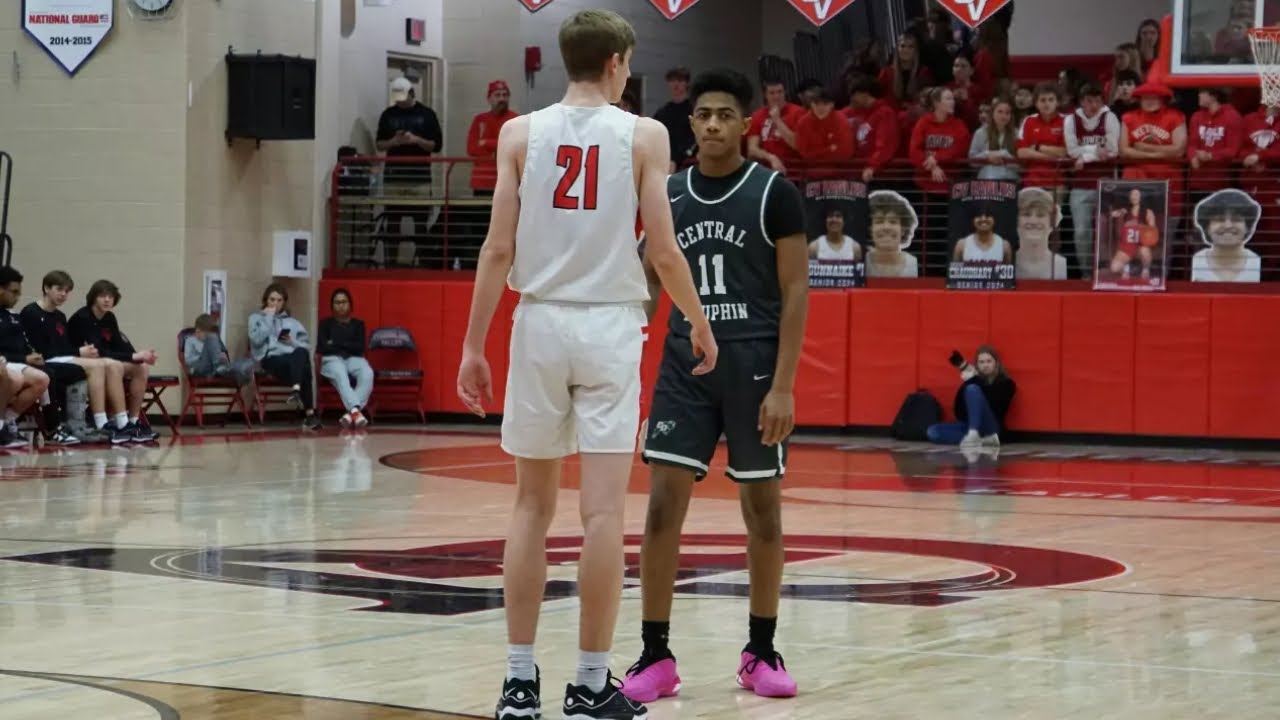 CENTRAL DAUPHIN vs CUMBERLAND VALLEY (VARSITY) Featuring 6' 4" Freshman ...