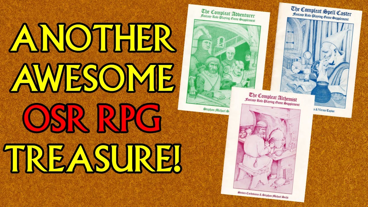 OSR Treasure: The Compleat Series from Bard Games - YouTube