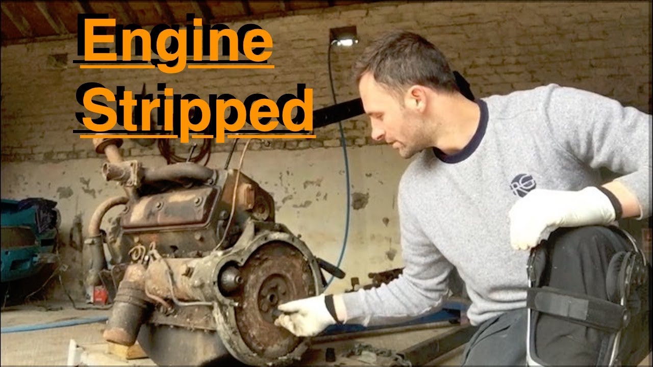 Land rover series 1, (107). Engine stripped. Episode 7. - YouTube