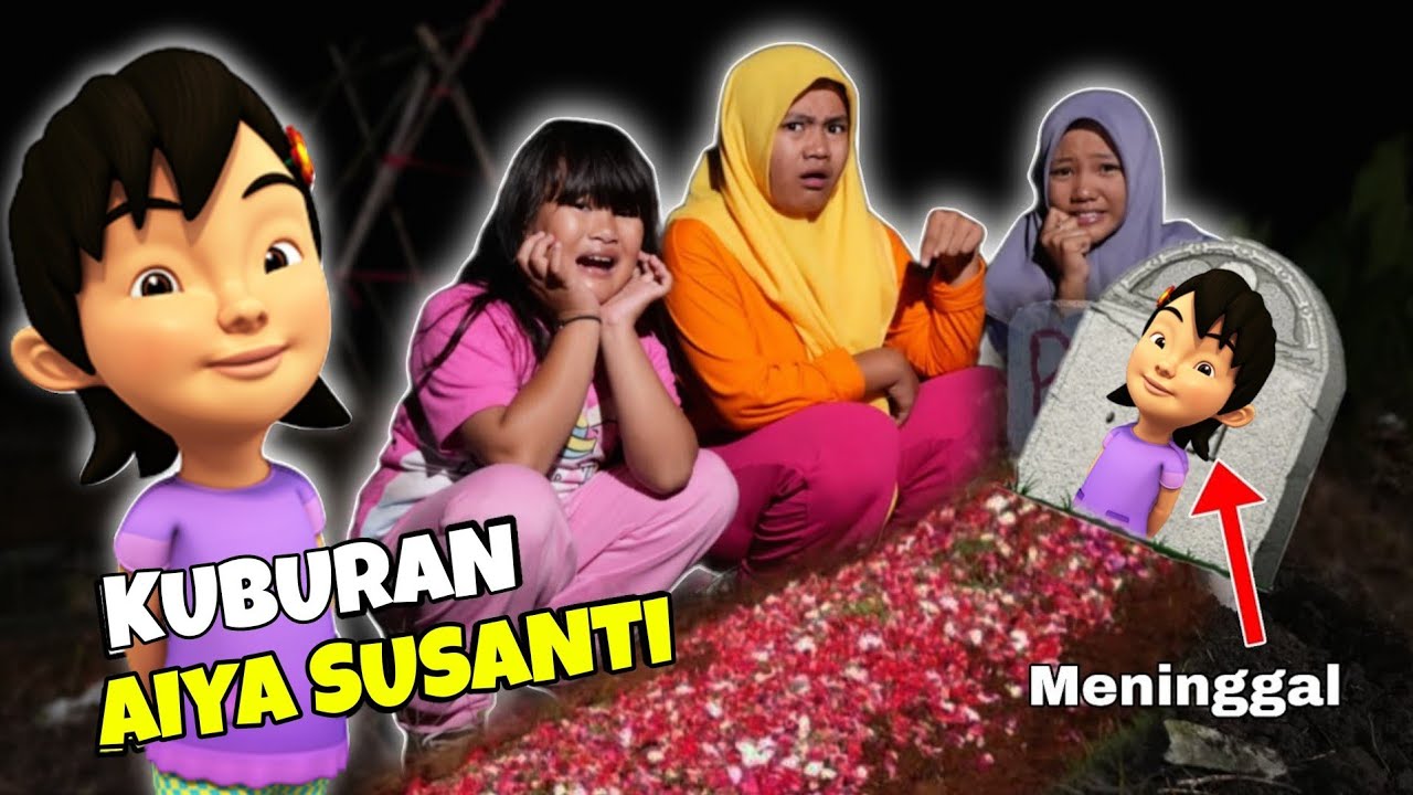 MALAM-MALAM MAIN KE KUBURAN AIYA SUSANTI | CHIKAKU FAMILY - YouTube
