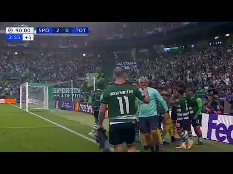 Sporting Lisbon vs Tottenham 2-0 | Spo 2 Tottenham 0 uefa champions League result