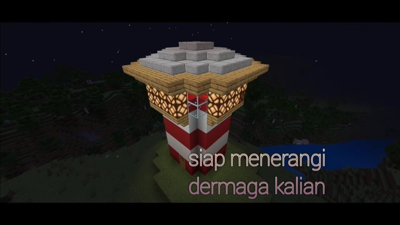 Cara membuat mercusuar di Minecraft - YouTube