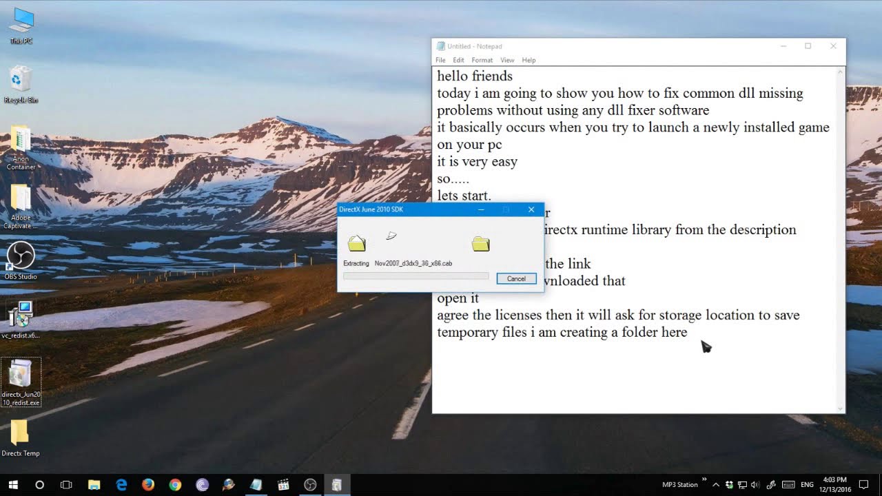 how to fix all common (.dll) file problems arise while launching a PC ...