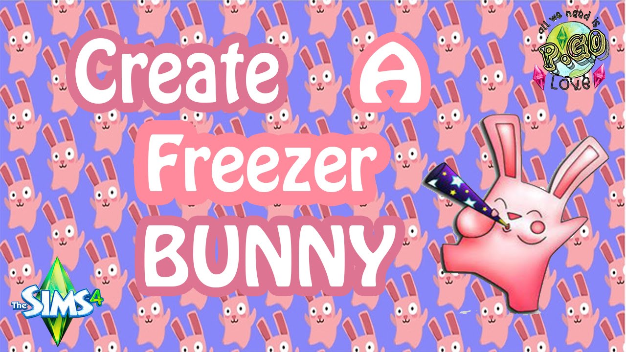 Los Sims 4 | Create Freezer Bunny as a Sim | Speed Sim - YouTube