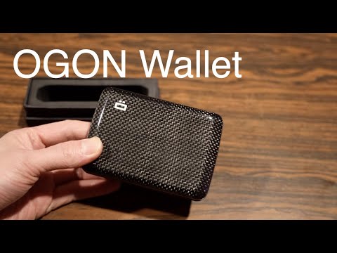 OGON Stockholm V2 Carbon Fiber Smart Wallet - Hands on Review - YouTube