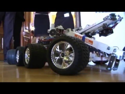 The EiMSARobot (Eight wheeled Multifunctional Semi Automatic Robot ...