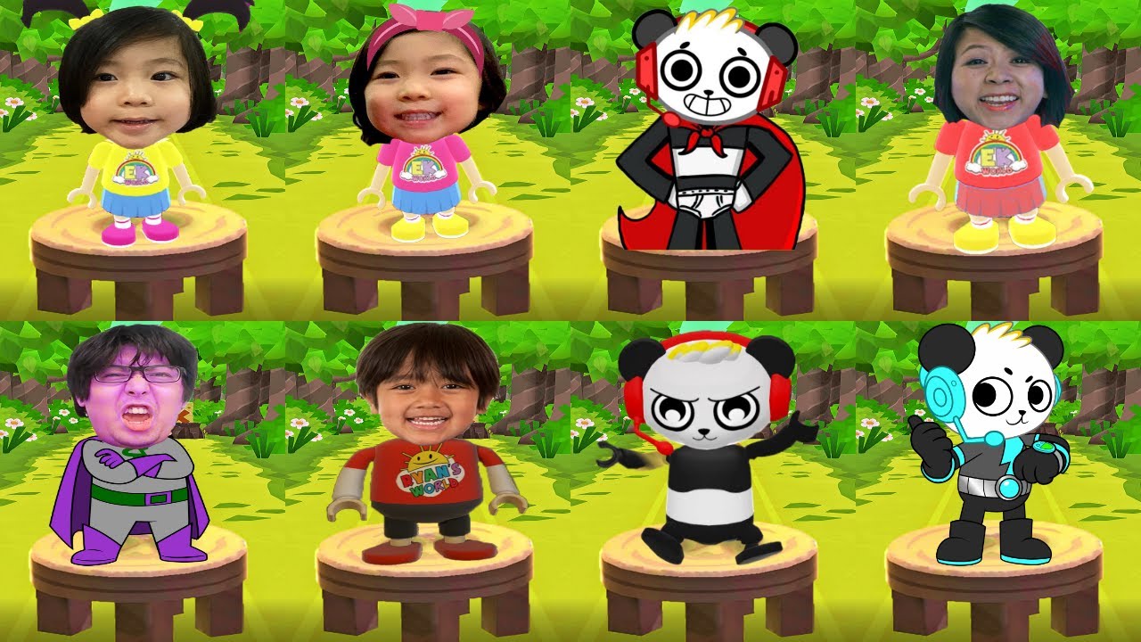 Tag with Ryan Kaji Crew vs Combo Crew - Run Gameplay - YouTube