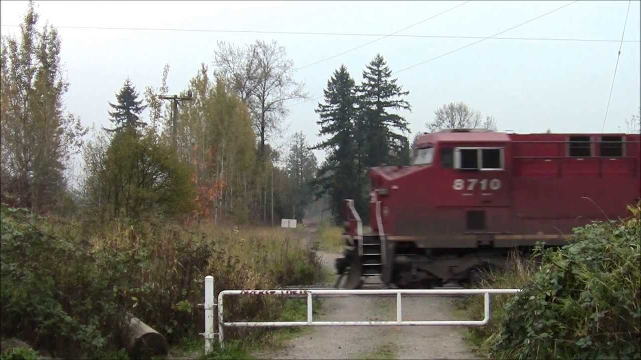 CP 8512 West (Coal) W/ 2 DPUs Near Pratt B.C. 19OCT13 AC4400CW 8512 Leading - YouTube