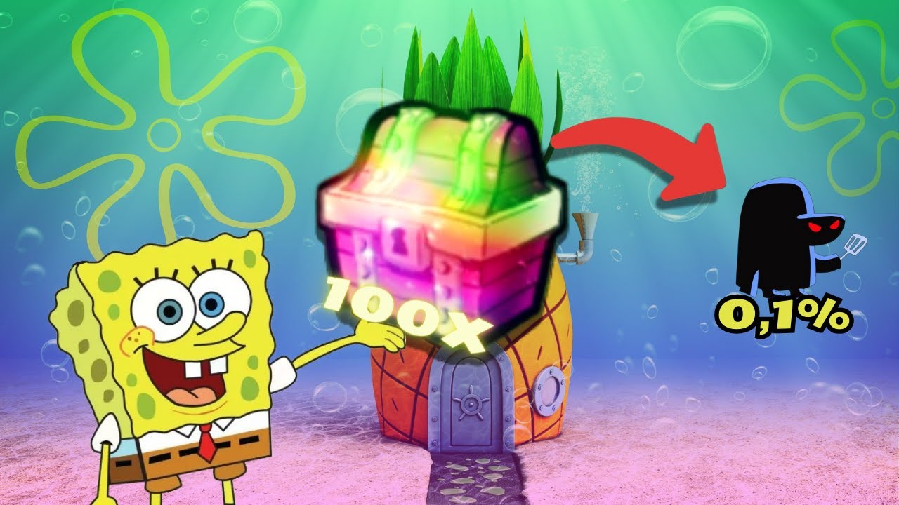 The owner of the game gave me 100 chests and I won... In spongebob ...