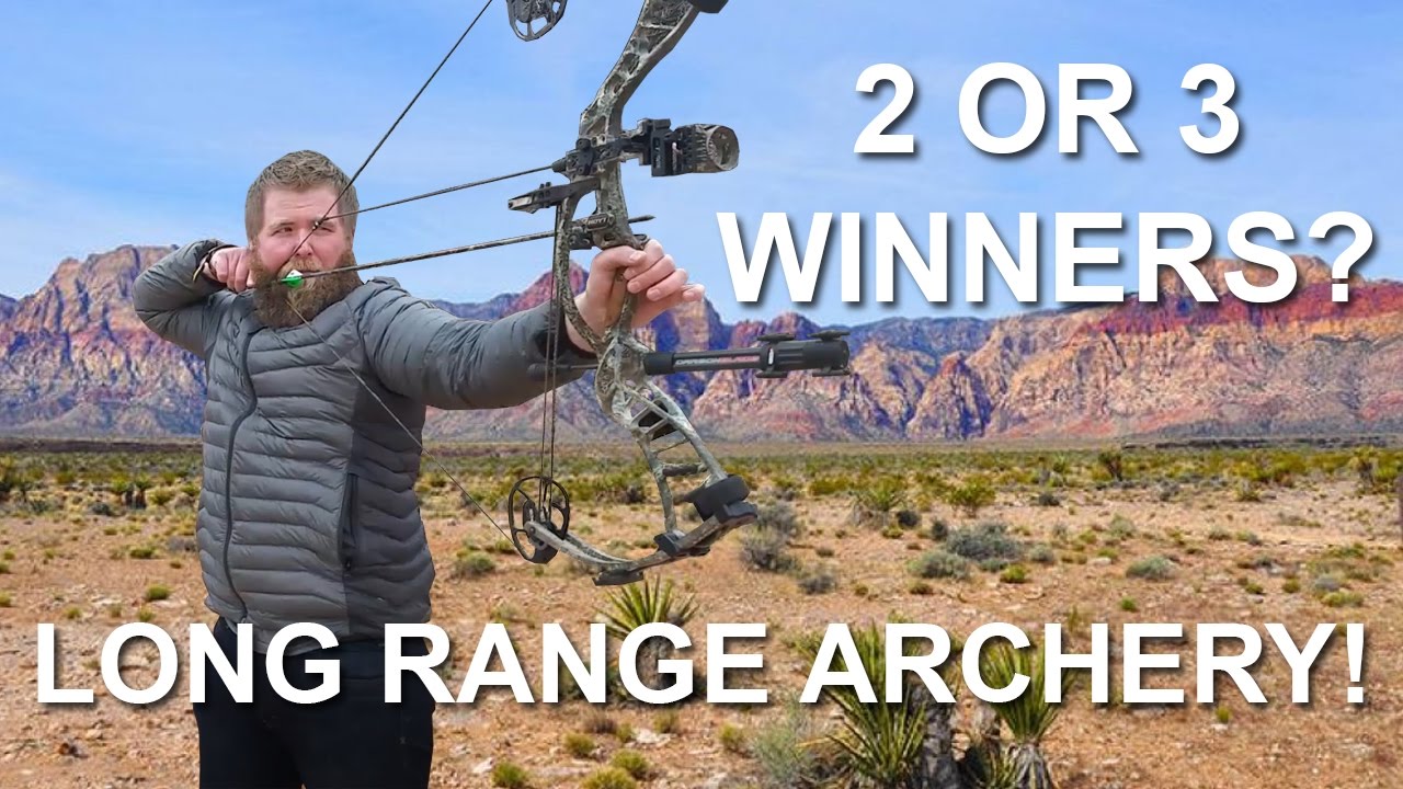Long Range Archery with Outdoor Vitals - Who Will Win??? - YouTube