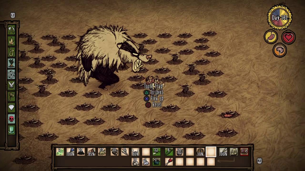 Don't Starve [Giants] Bearger & Tooth Traps - Day 161 - YouTube