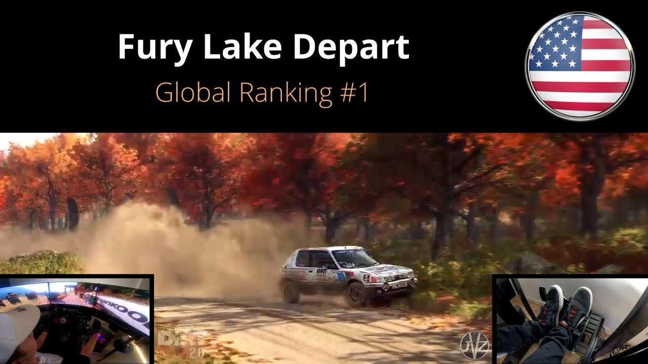 DiRT Rally 2.0 | WORLDRECORD Fury Lake Depart | Peugeot 205 GTI ...