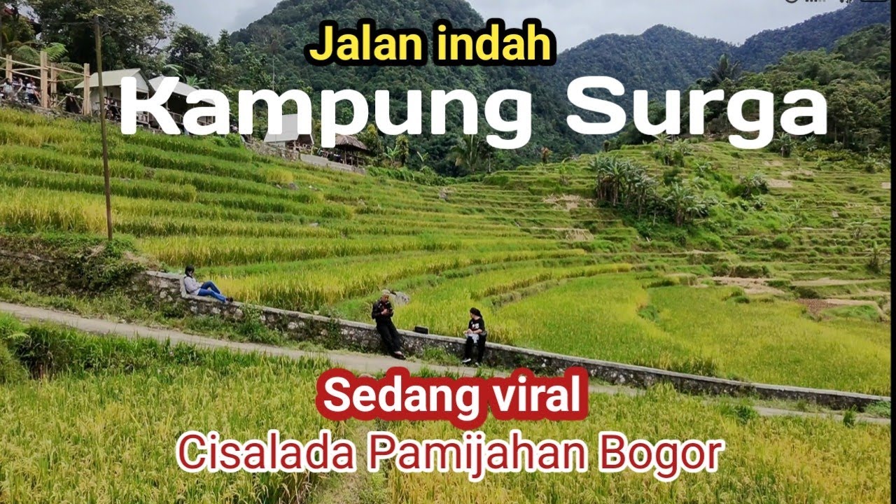 Jalan indah menuju kampung surga pamijahan Bogor warung Umi Yati - YouTube
