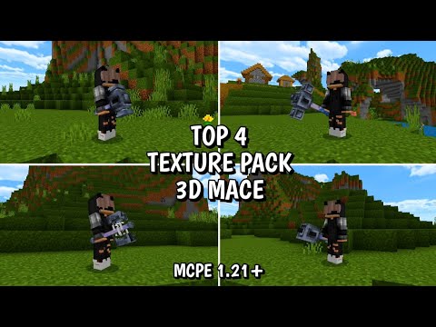Showcase Top 4 Texture Pack 3D MACE || MCPE 1.21+ - YouTube