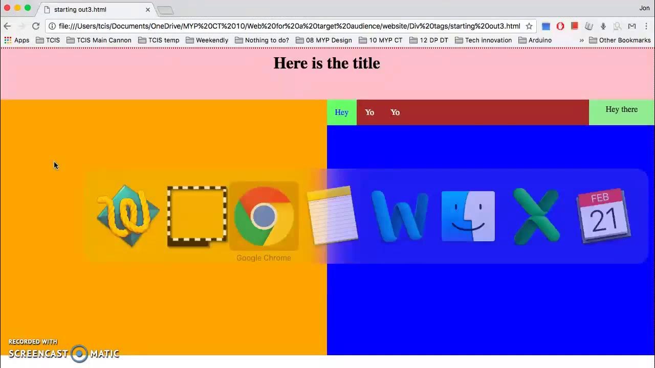CSS in a separate file - YouTube