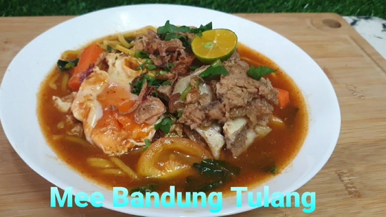 Mee Bandung Tulang mudah - YouTube