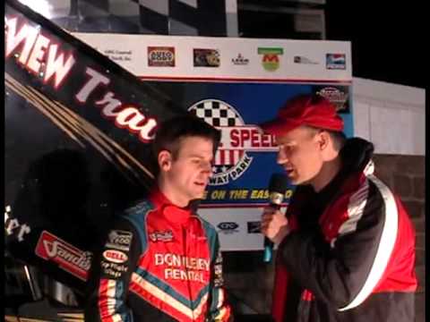 Selinsgrove Speedway 358 Victory Lane with TJ Stutts 3-27-10 - YouTube