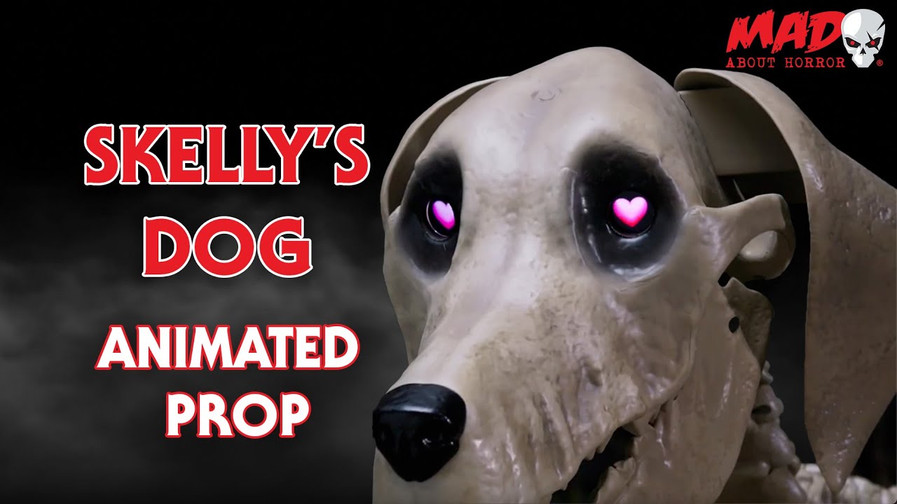 Giant Skelly’s Dog Halloween Prop Home Depot 2024 - YouTube