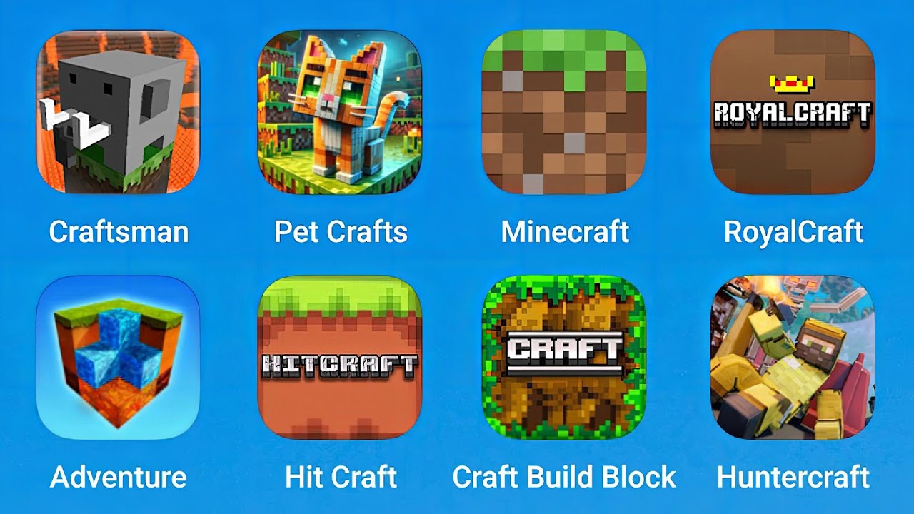 Craftsman, Pet Crafts, Minecraft, RoyalCraft, Adventure Craft, Hit ...