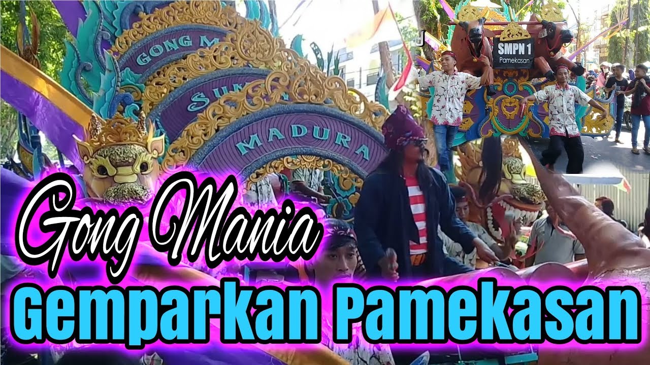 Musik Daul Gong Mania Gemparkan Kota Pamekasan - YouTube