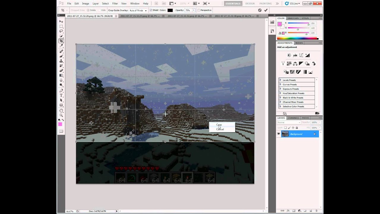 Minecraft - How to make PANORAMA screenshots - Tutorial - YouTube