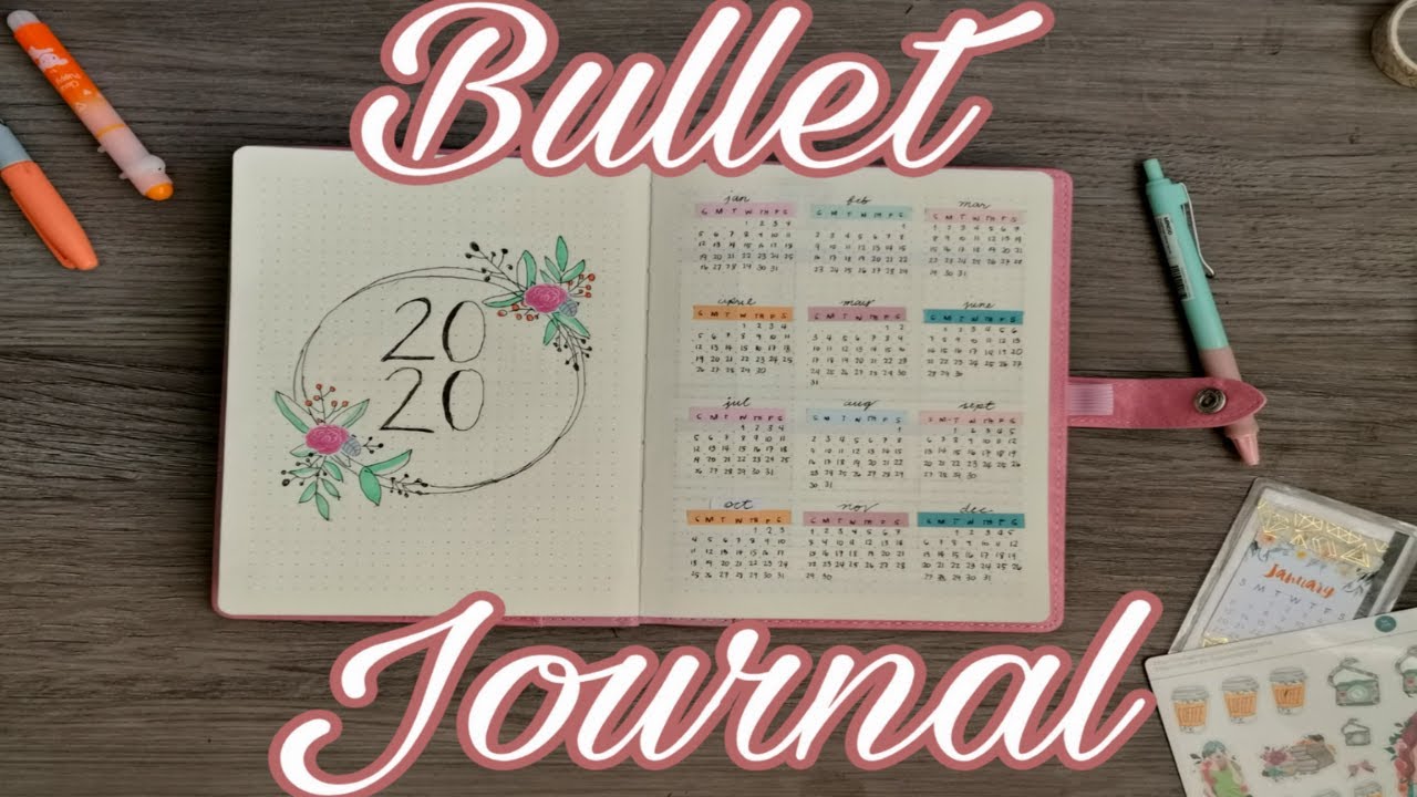 BULLET JOURNAL SET UP 2020 - YouTube