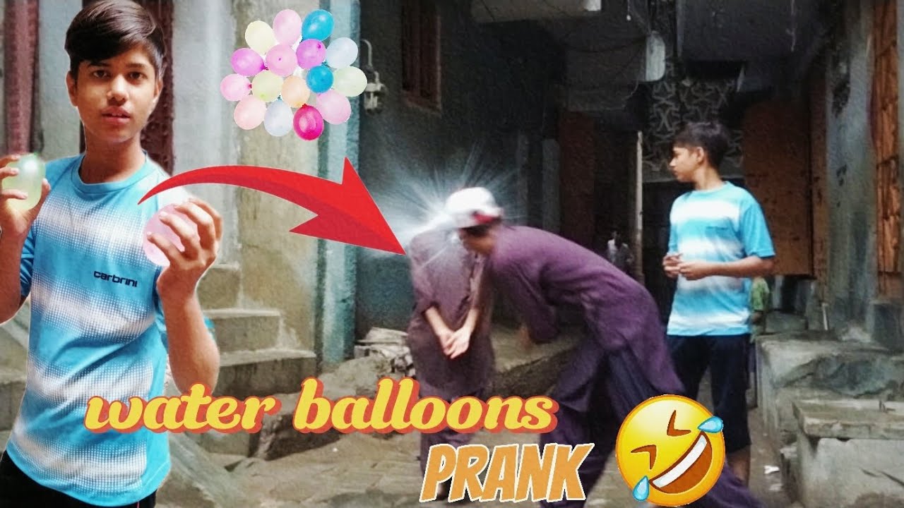 water balloon prank funny video watch now - YouTube