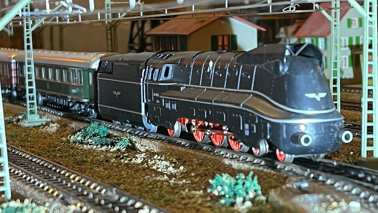 Marklin HO vintage m-rail modelbahn analog layout 2022 film 44 - YouTube