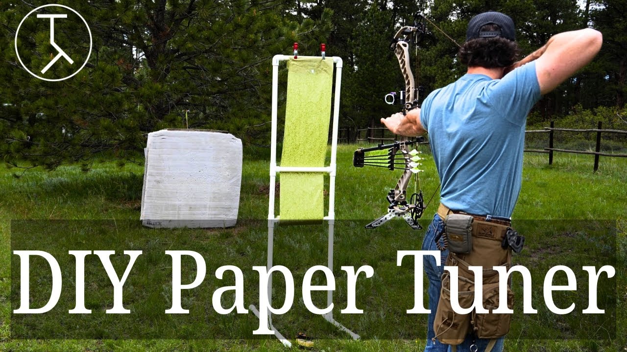 DIY PAPER TUNER FOR TUNING YOUR BOW | Archery Essential Tools - YouTube