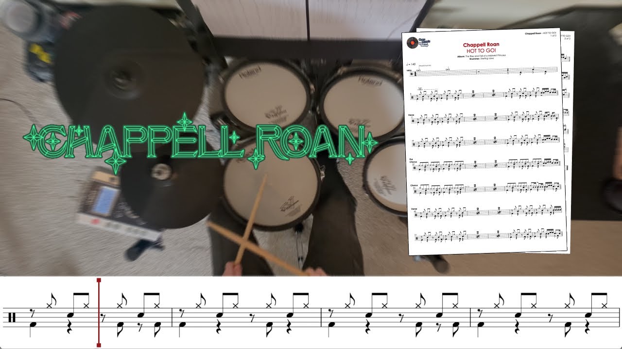 Chappell Roan - HOT TO GO! - Transcription Available - Drum Cover Chef ...