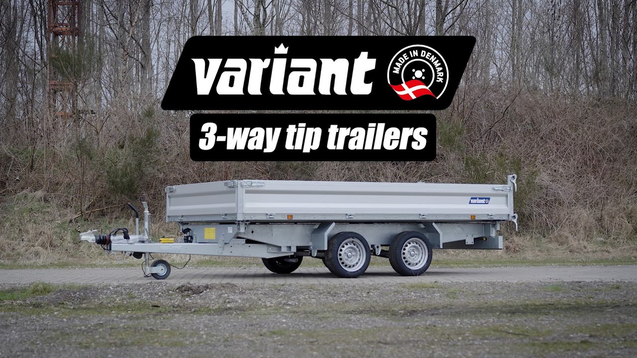 Variant 3-Way Tipper Trailers - Heavy Duty - Built To Work - YouTube
