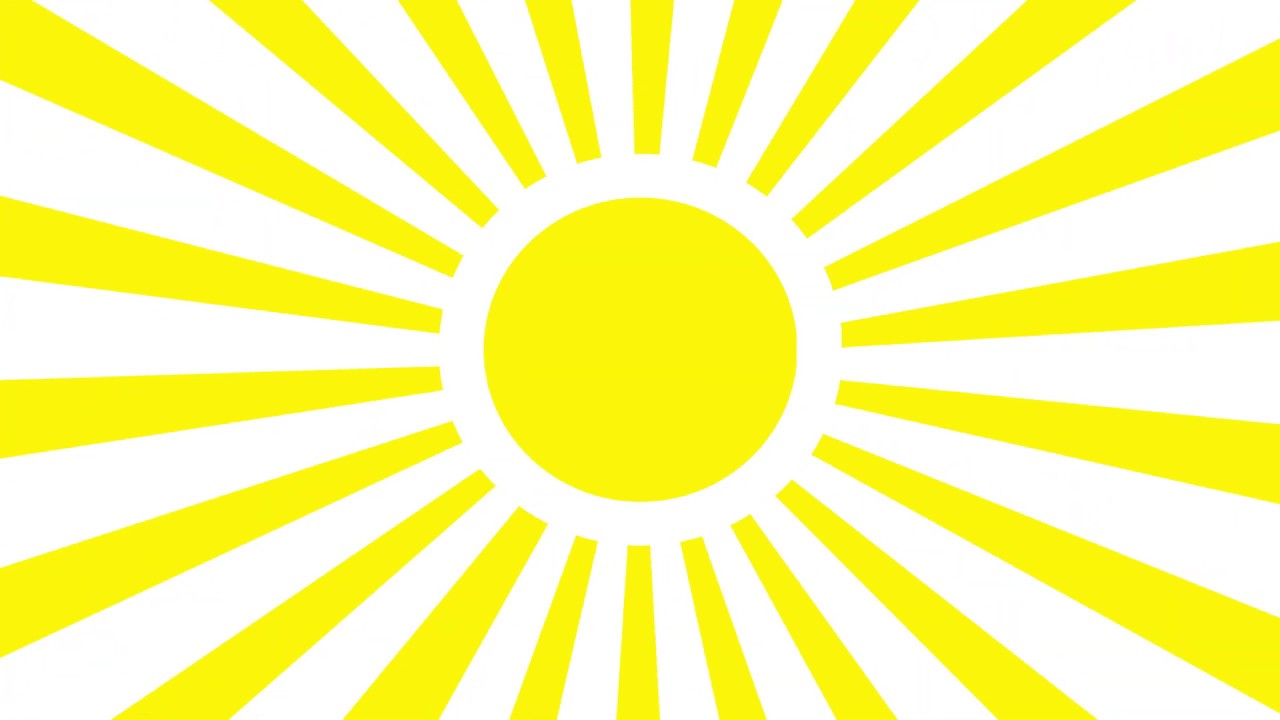 Animated Yellow Sun Rays Sunburst Background Loop 4K Free - YouTube