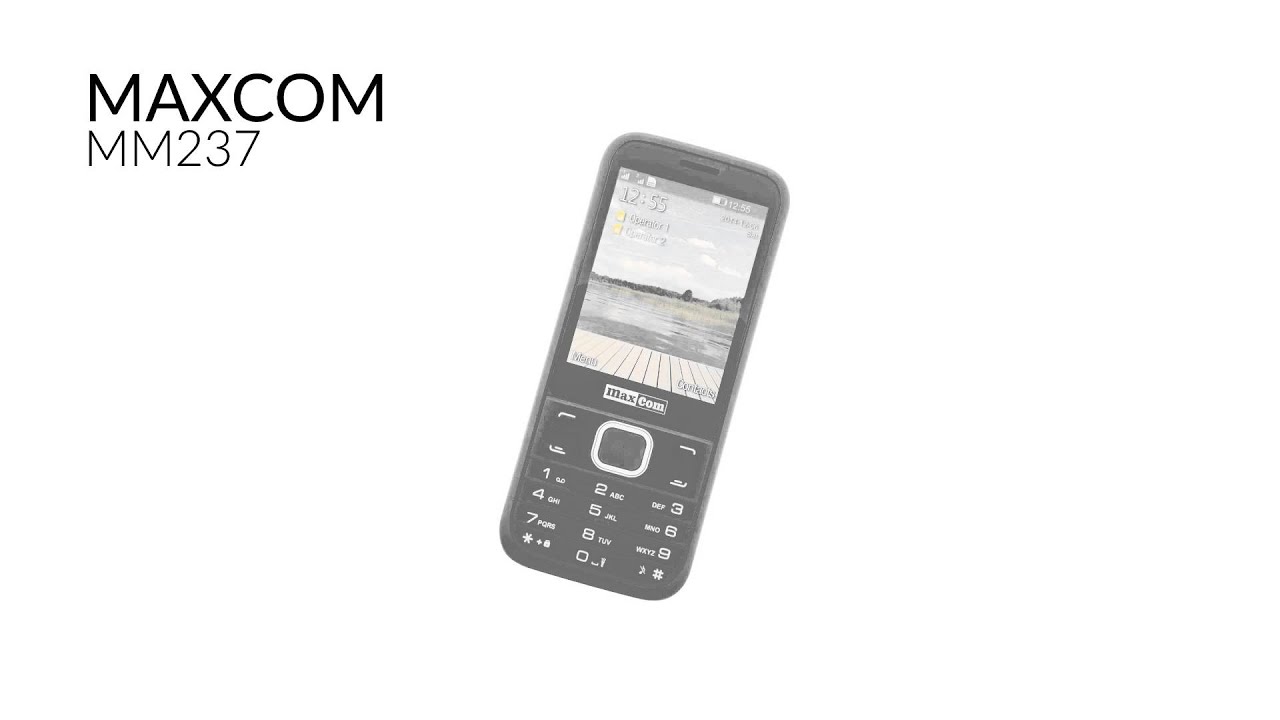 Prezentacja Maxcom MM237 - YouTube