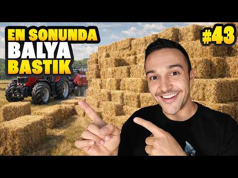 BİNLERCE KURU BALYA BASTIK 🌾🔥 | FS25 #43